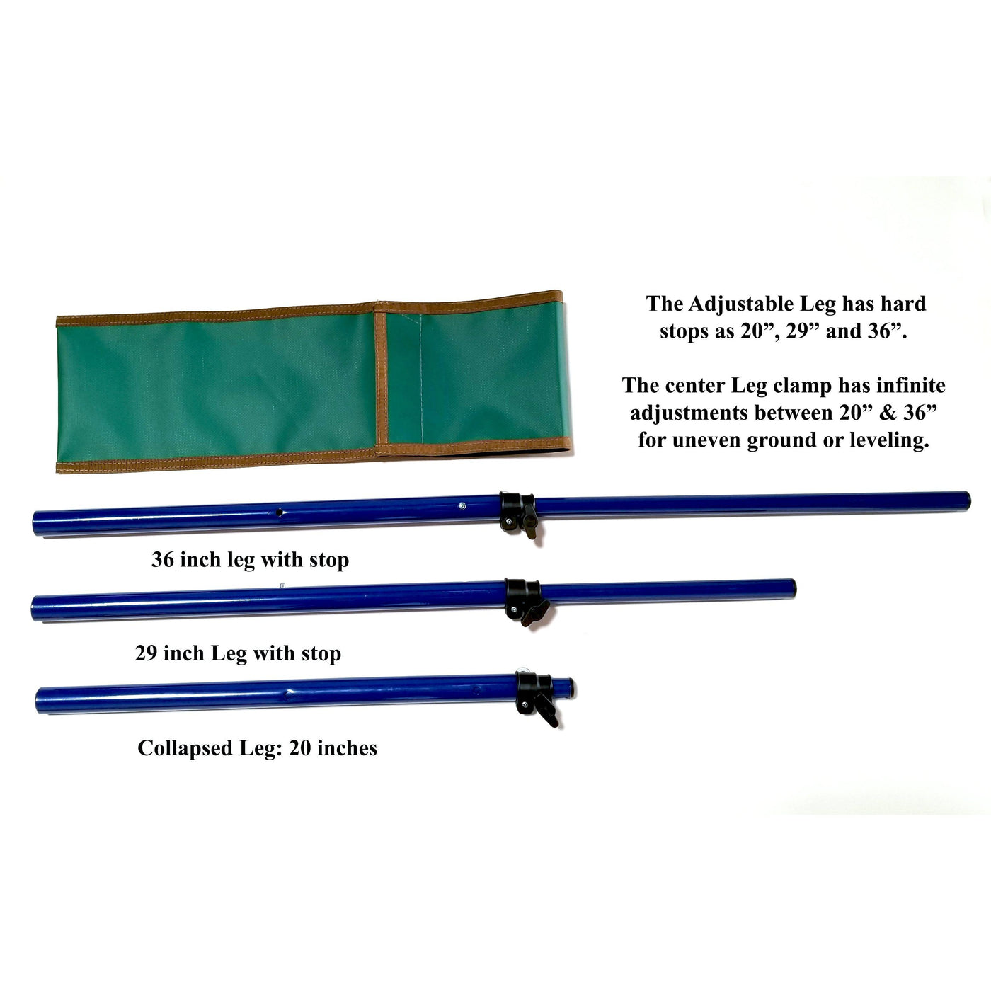 TemboTusk Adjustable Leg Skottle Grill Kit — Ironclad Sentry