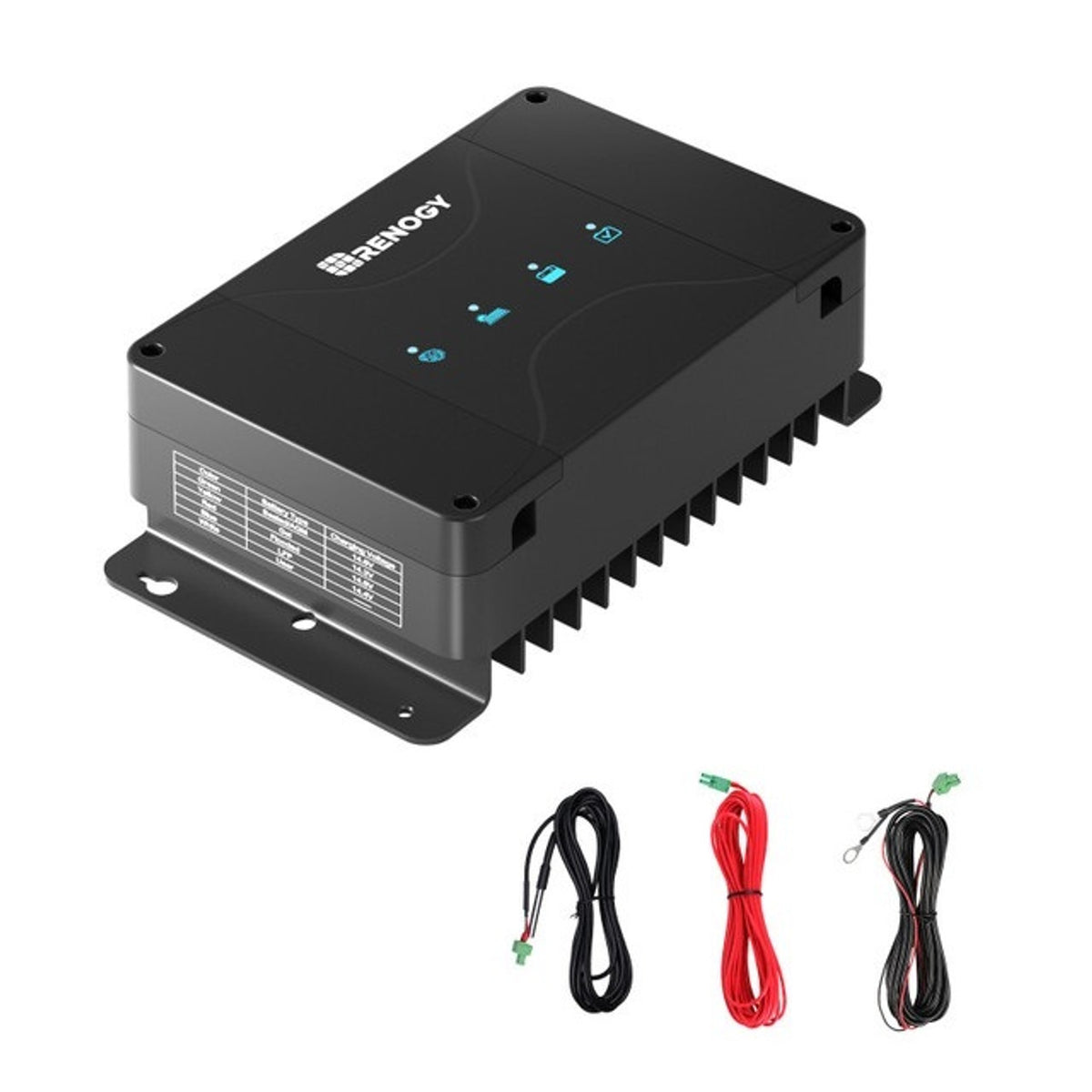 Renogy DCC30S 12V 30A Dual Input DC-DC On-Board Battery Charger with M ...