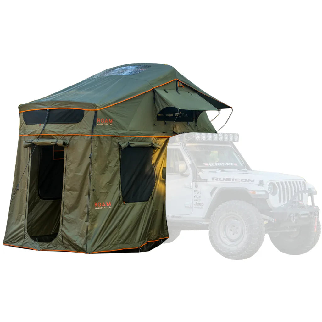 Roam Adventure Vagabond Rooftop Tent - XL - Forest Orange — Ironclad Sentry