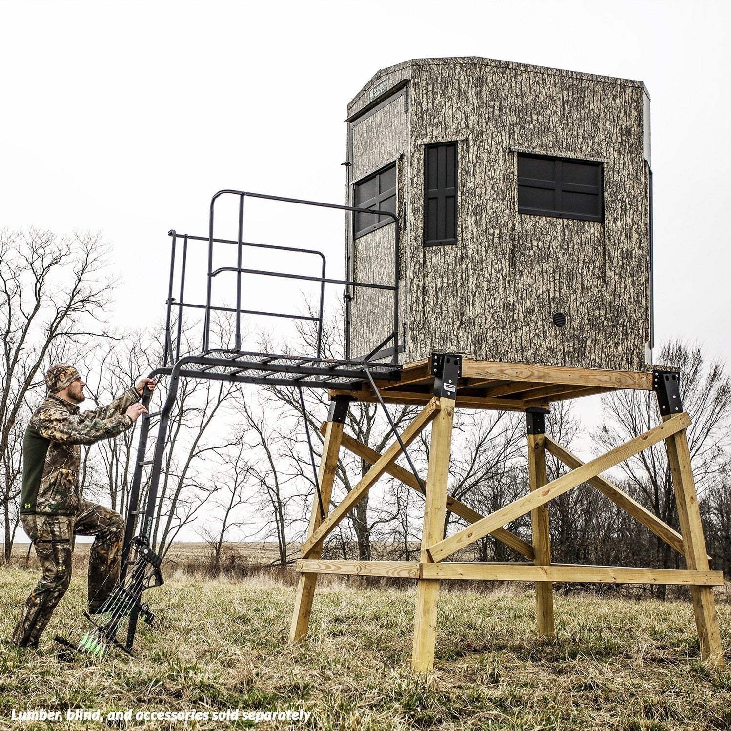 Elevators Adjustable Ladder Platform — Ironclad Sentry