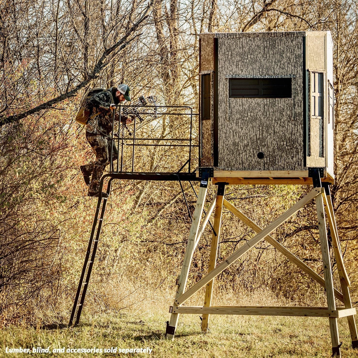 Elevators Adjustable Ladder Platform — Ironclad Sentry