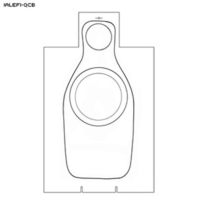 Action Target Modified Q Cardboard Target (IALEFI) — Ironclad Sentry
