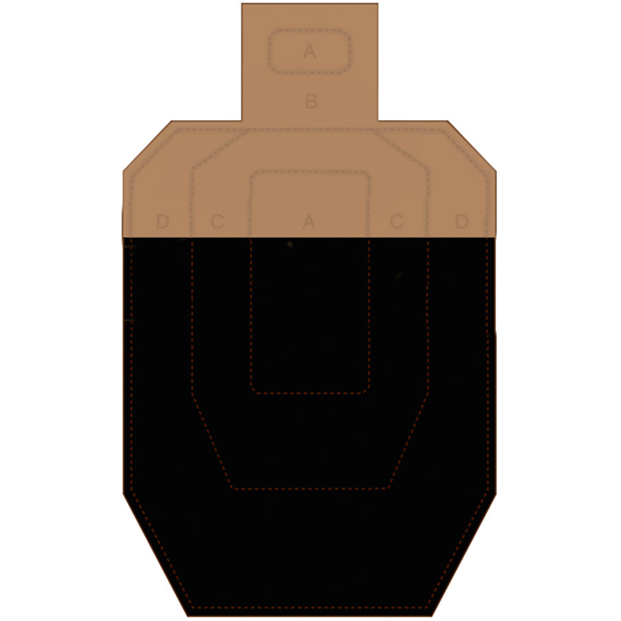 Action Target Hard Cover IPSC Cardboard Target (Version 5) — Ironclad ...