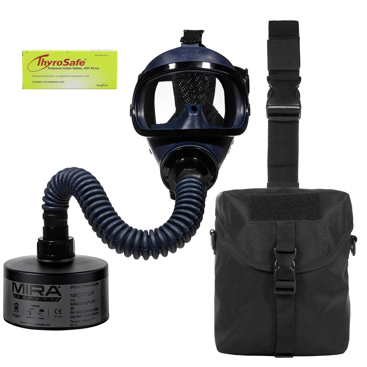 MIRA Safety Kids Gas Mask Nuclear Survival Kit — Ironclad Sentry