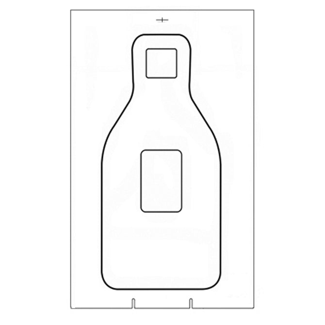 Action Target FBI QIT-03 Cardboard Target — Ironclad Sentry