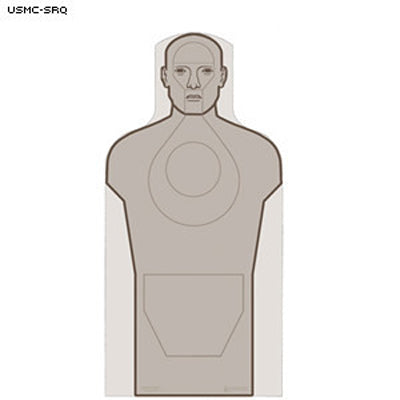 Action Target US Marine Corps Marksmanship Qualification Target ...